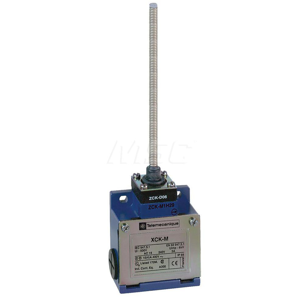 Telemecanique Sensors - Limit Switch: NO & NC, Steel Spring, Top | MSC ...