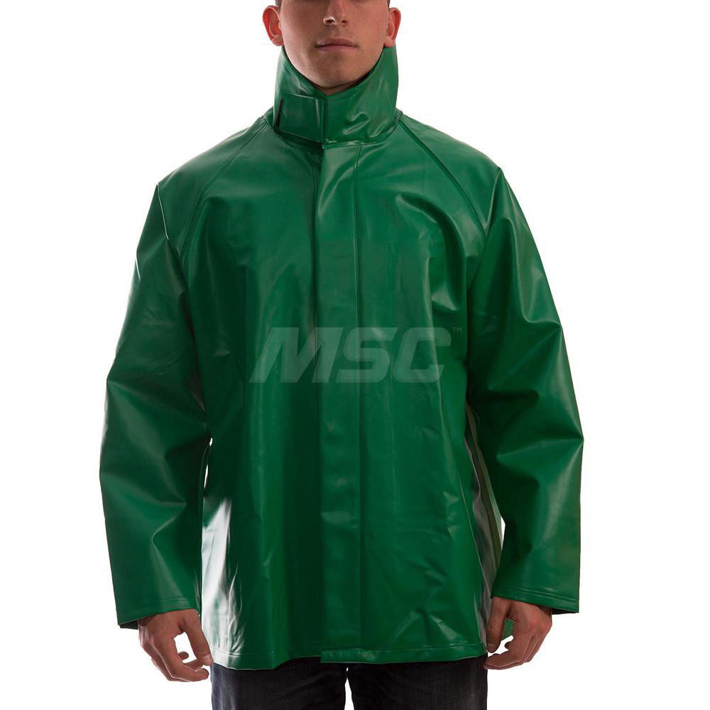 Tingley - Jacket: Size 4X-Large, PVC & 150D Polyester, Snaps Closure ...