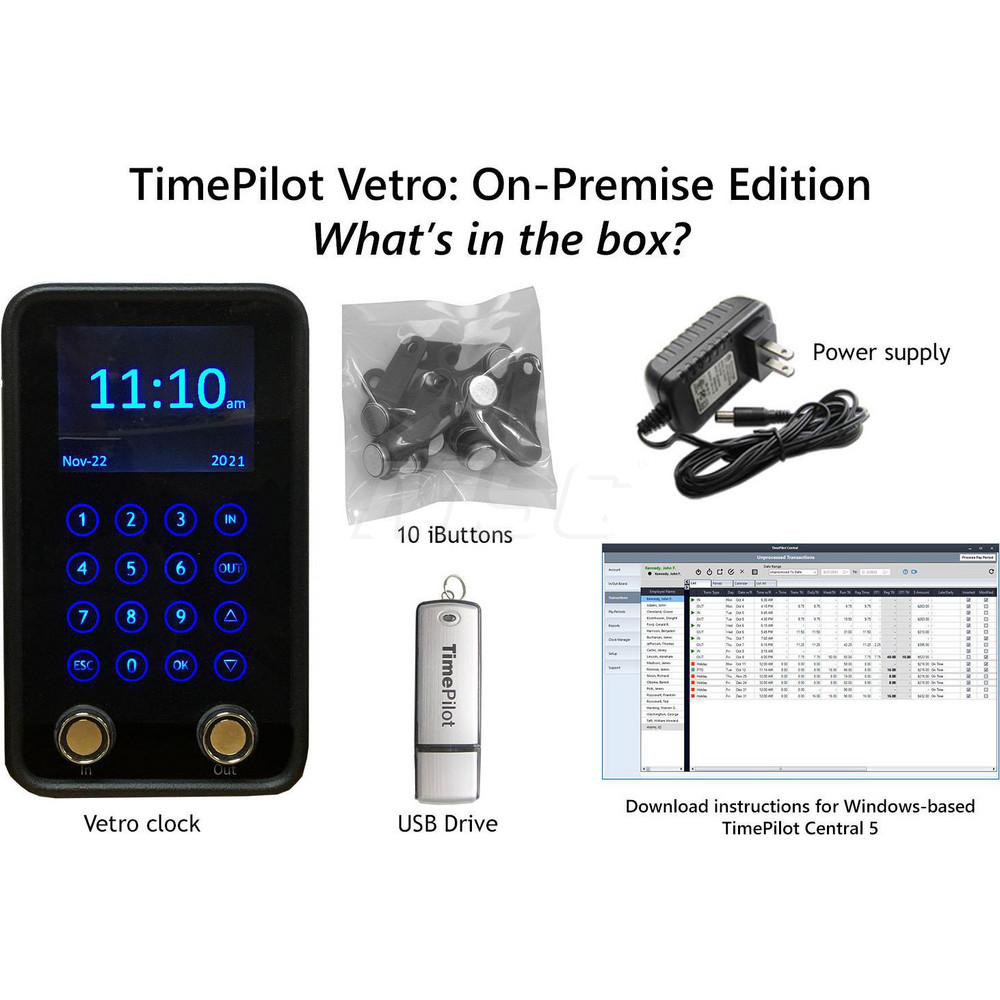 TimePilot - Vetro Cloud Edition Touchscreen Networkable or Standalone ...