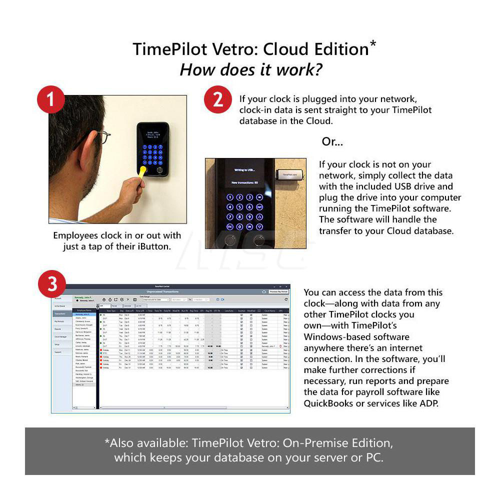 TimePilot - Vetro On-Premise Edition Touchscreen Networkable or ...