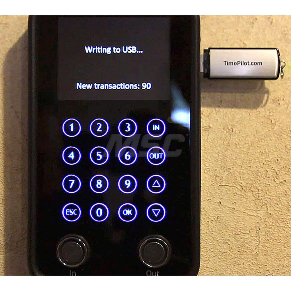 TimePilot - Vetro Cloud Edition Touchscreen Networkable or Standalone Time Clock | MSC Direct