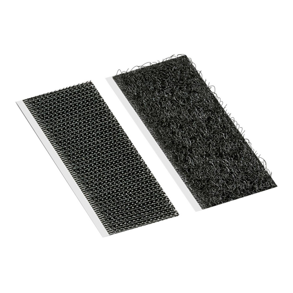 3M - Hook & Loop: Shape: Rectangle; Tape Width: 1.00 in; Color: Black ...