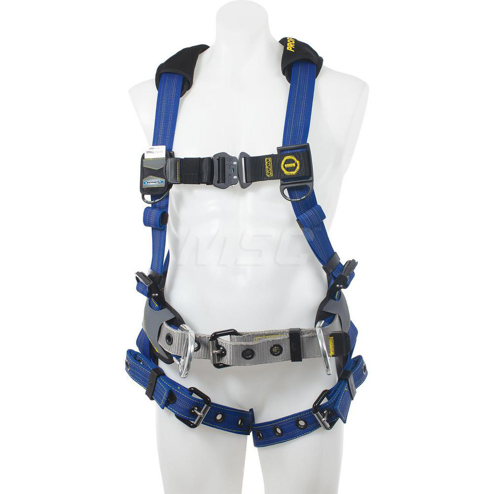 Werner - Fall Protection Harnesses: 400 Lb, Single D-Ring Style, Size ...