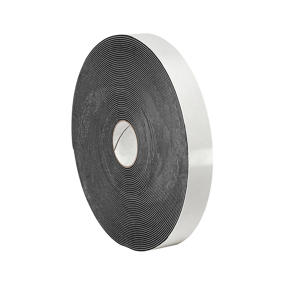 Made in USA - Black Double-Sided PVC & Foam Tape: 1/2" Wide, 5 yd Long ...