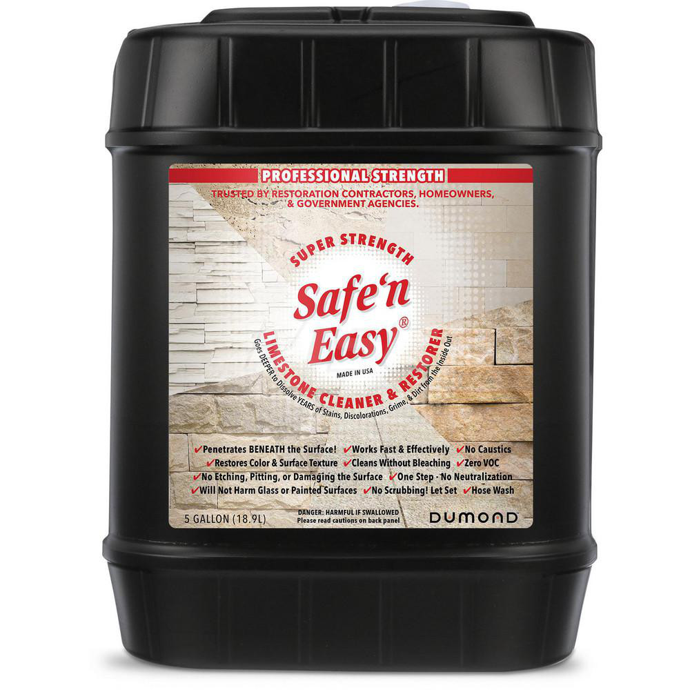 Dumond - Stone Cleaner: Liquid, 5 gal Tote, Mild | MSC Direct