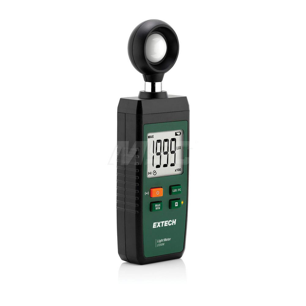 Extech - The LT250W is a compact light meter with Bluetooth ...
