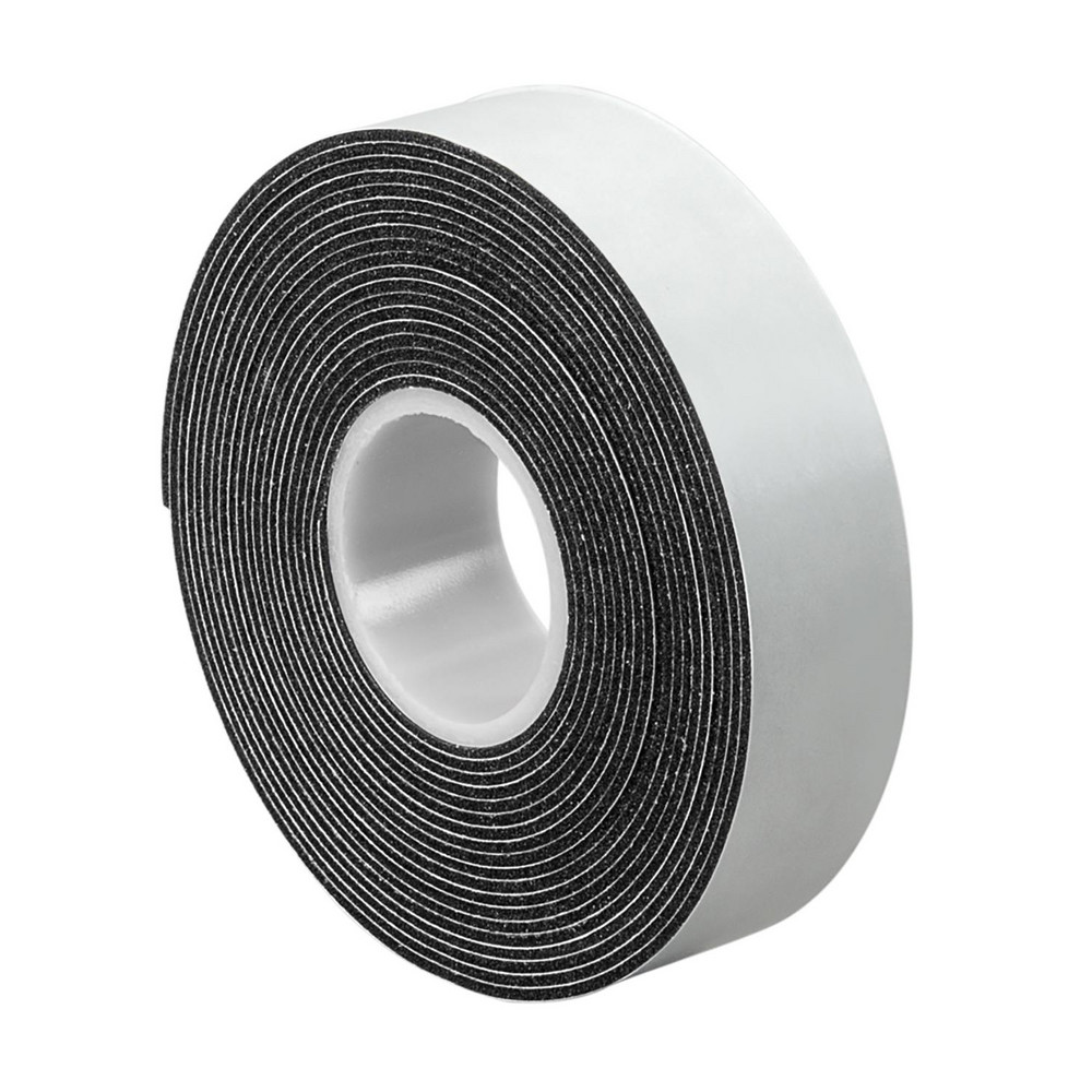 3M - Gasket Tape: Thickness: 1/16; Width (Inch): 1; Color: Black ...