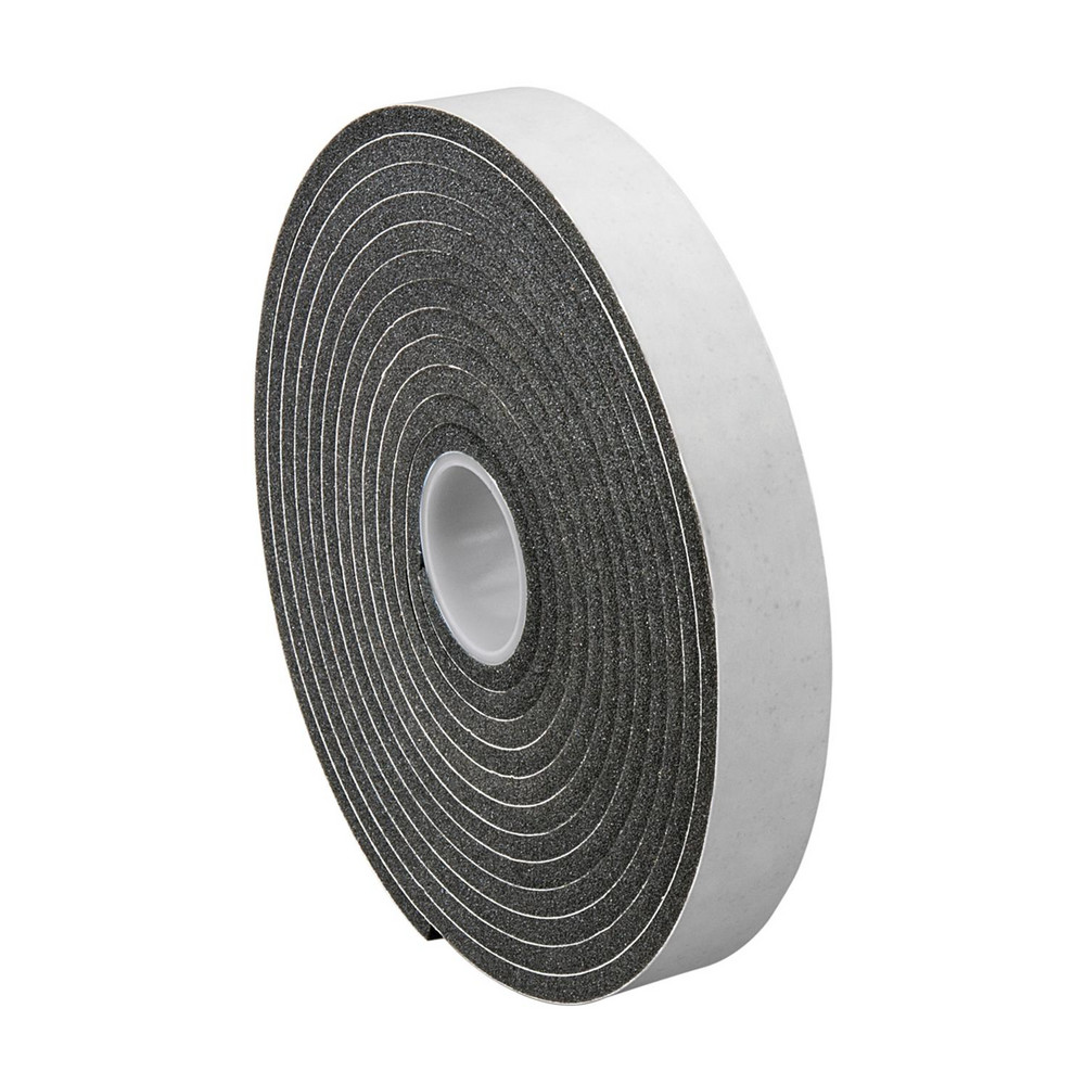 3M - Gasket Tape: 1/4, 3/4, Black, Vinyl Foam | MSC Direct