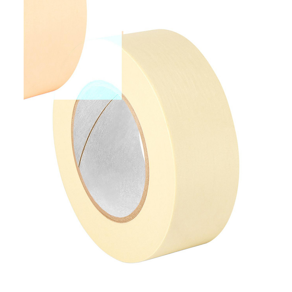 Made in USA - Masking Tape: 1-1/2" Wide, 60 yd Long, 5.5 mil Thick, Tan ...