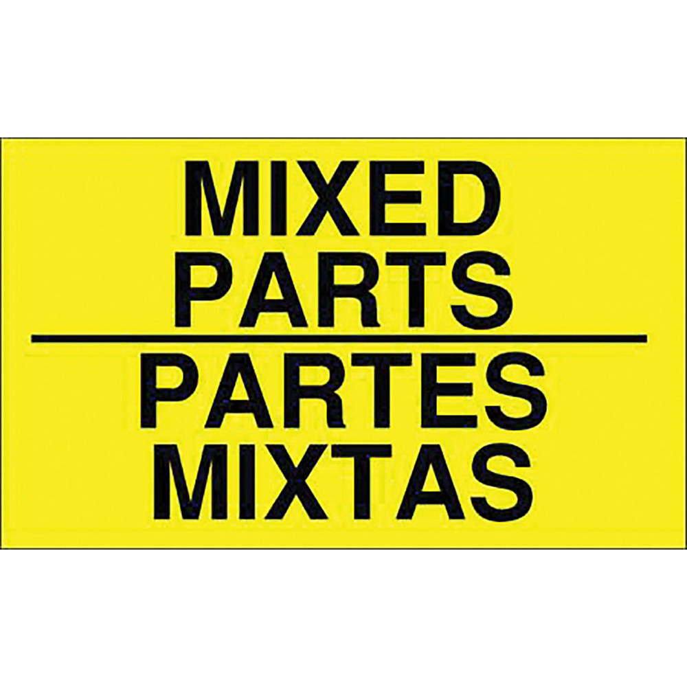 Made in USA - Inspection & Quality Label: "Mixed Parts/Pates Mixtas ...