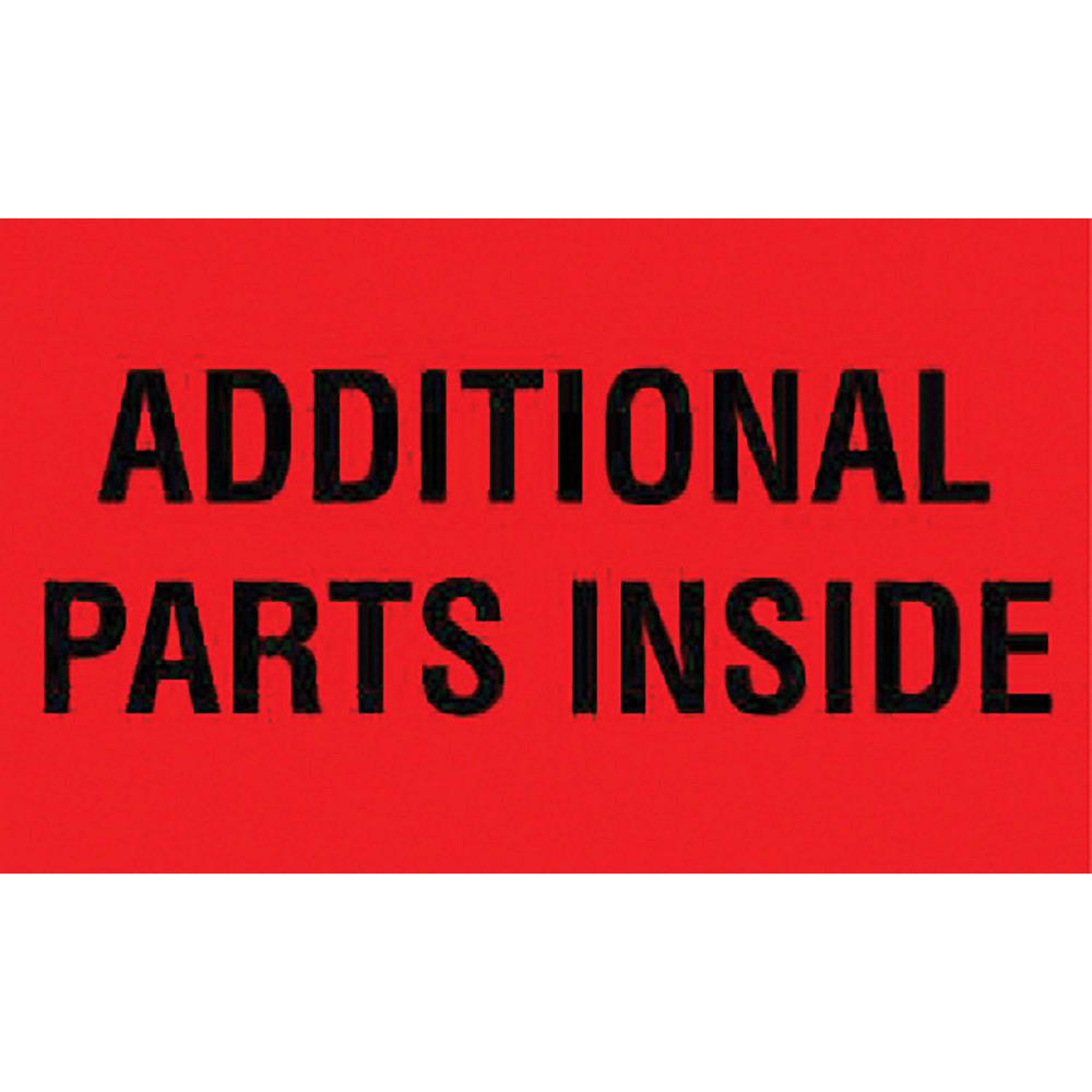 Made in USA - Shipping & DOT Label: "Additional Parts Inside ...