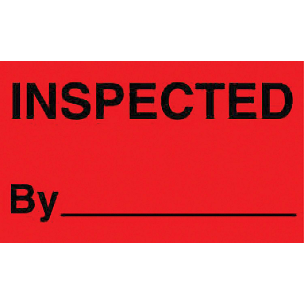 Made in USA - Inspection & Quality Label: "Inspected By ...