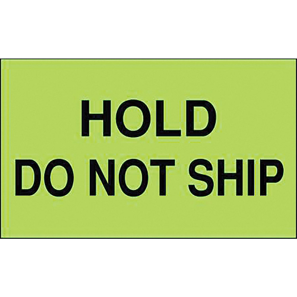 Made in USA - Care Instructions Label: "Hold, Do Not Ship", Rectangle ...