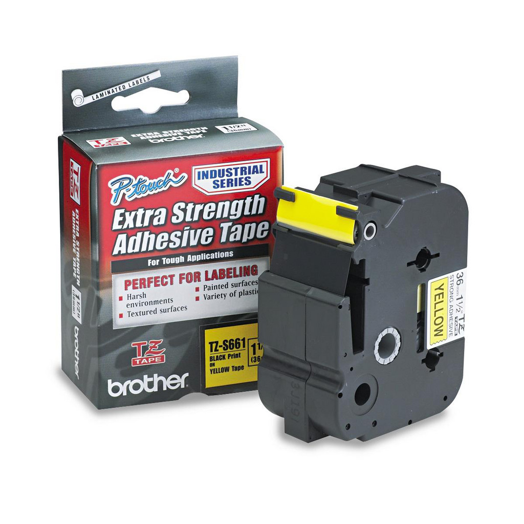 Brother - Labels, Ribbons & Tapes: Tape Type: Extra-Strength Adhesive ...