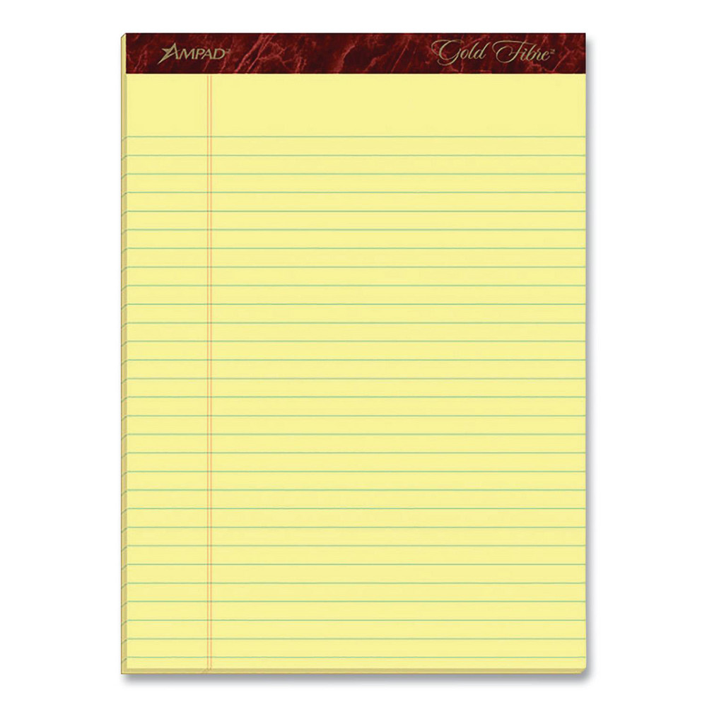 AMPAD - General Purpose Pads: 50 Sheets, 8.5 x 11.75" Sheet, Wide/Legal ...