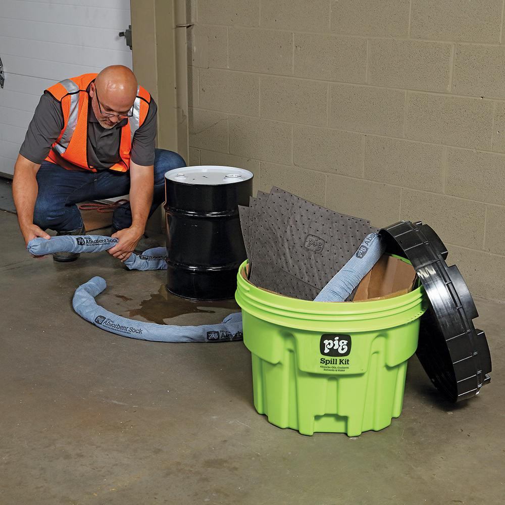 New Pig - Spill Kits; Kit Type: Universal Spill Kit; Container Type ...