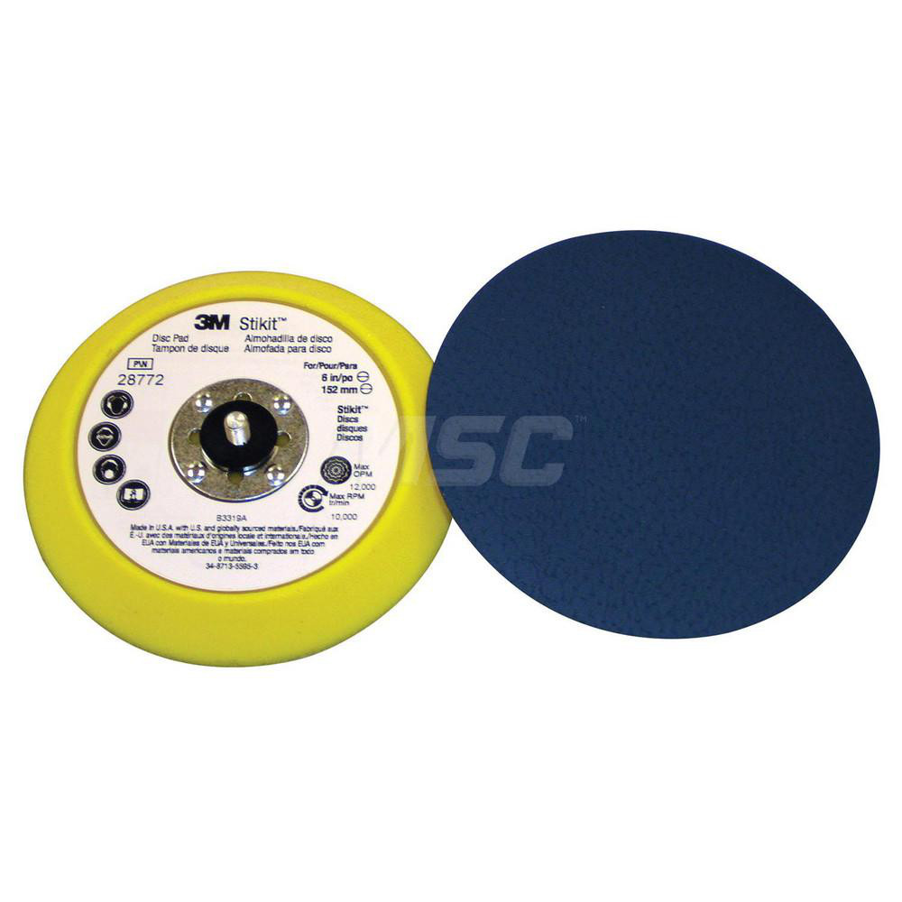 3M - Disc Backing Pad: 3" Dia, PSA | MSC Direct