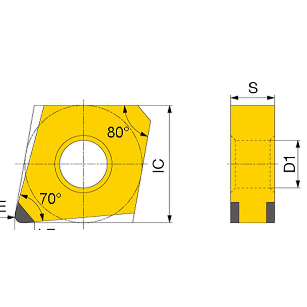 Tungaloy - Turning Insert: 2QP-GNGG431HP BXM10, PCBN | MSC Direct