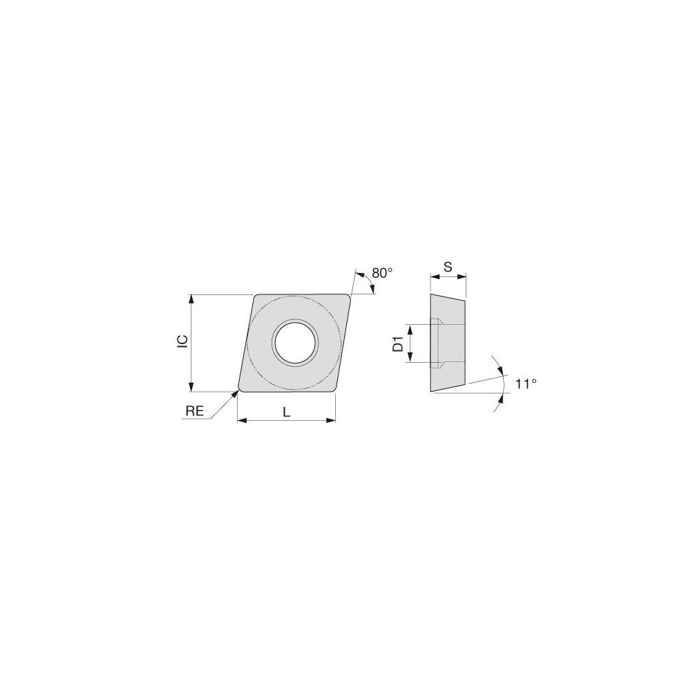 Tungaloy - Turning Insert: CPMT21.51PM T6120, Carbide | MSC Direct