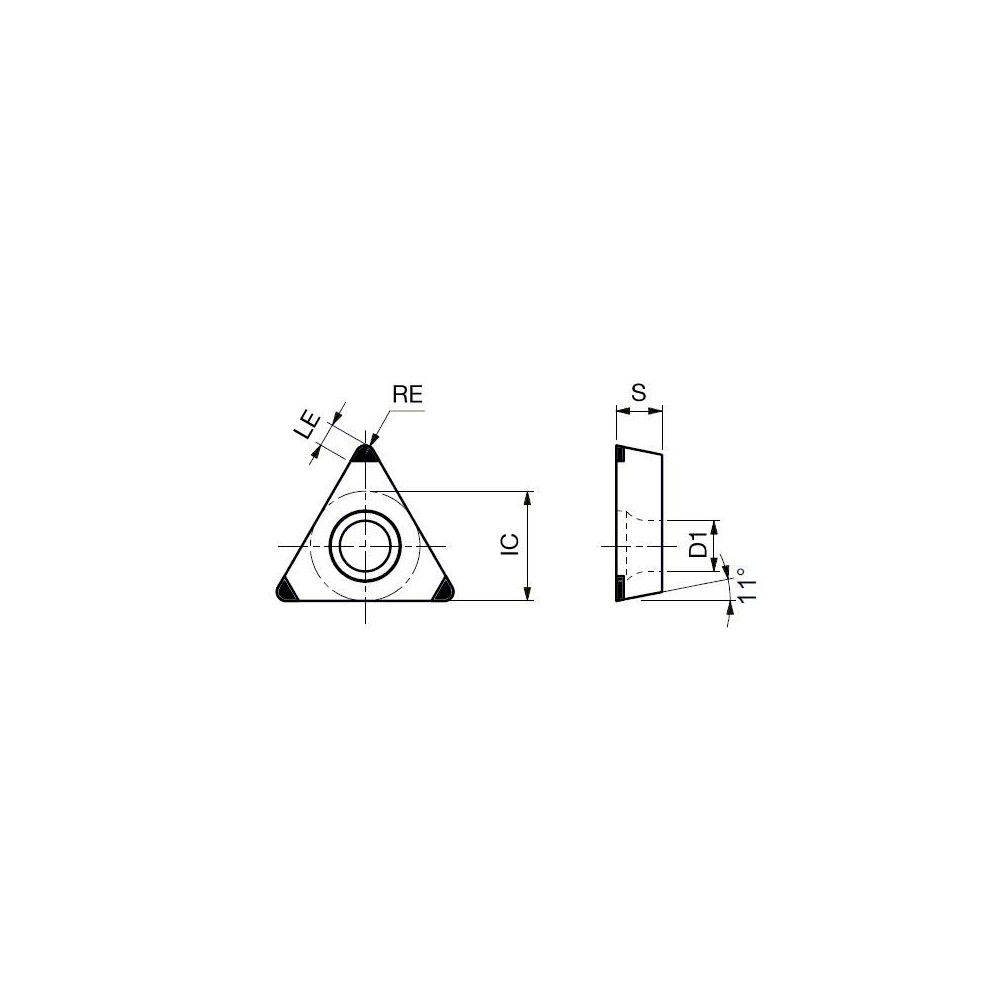 Tungaloy - Turning Inserts; Insert Size Code: 222 ; Insert Shape ...