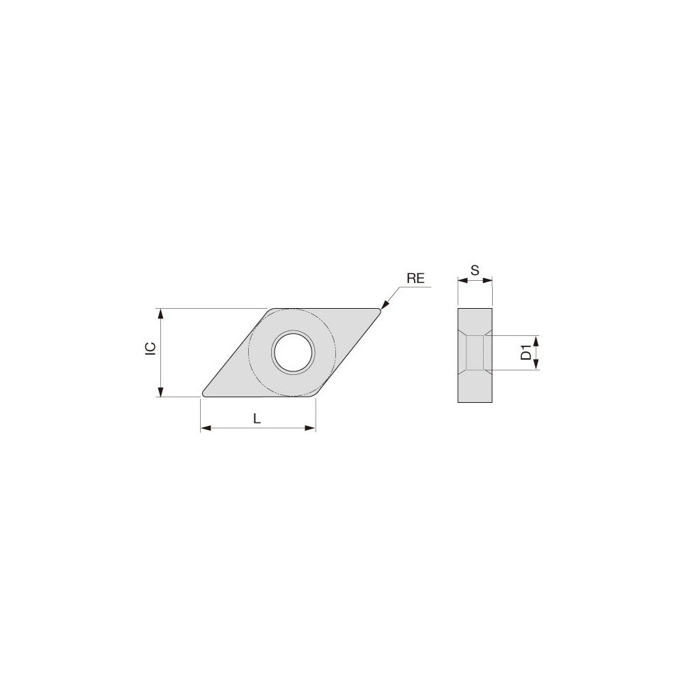 Tungaloy - Turning Inserts; Insert Size Code: 442 ; Insert Shape ...