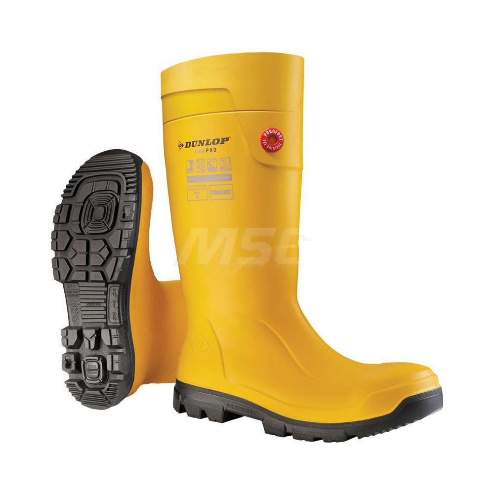 Dunlop Protective Footwear - Work Boot: Size 9, Polyurethane, Steel ...