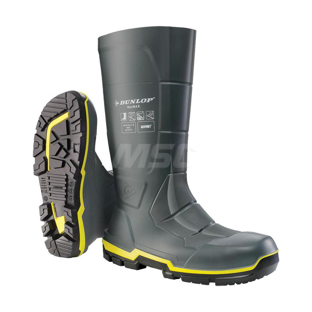 Dunlop Protective Footwear - Work Boot: Size 14, Polyurethane, Steel ...