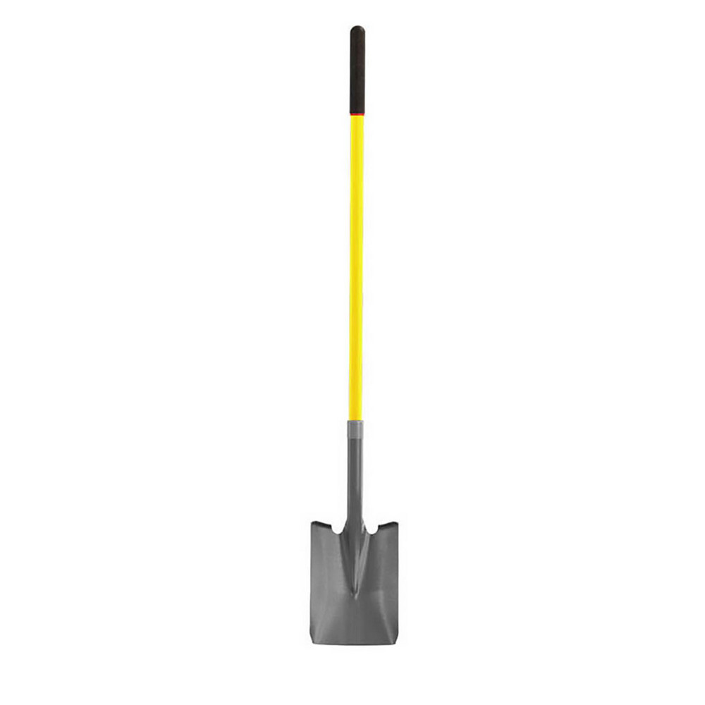 Bon Tool - Digging Shovel: Steel, 12" Blade Length, 9.5" Blade Width ...