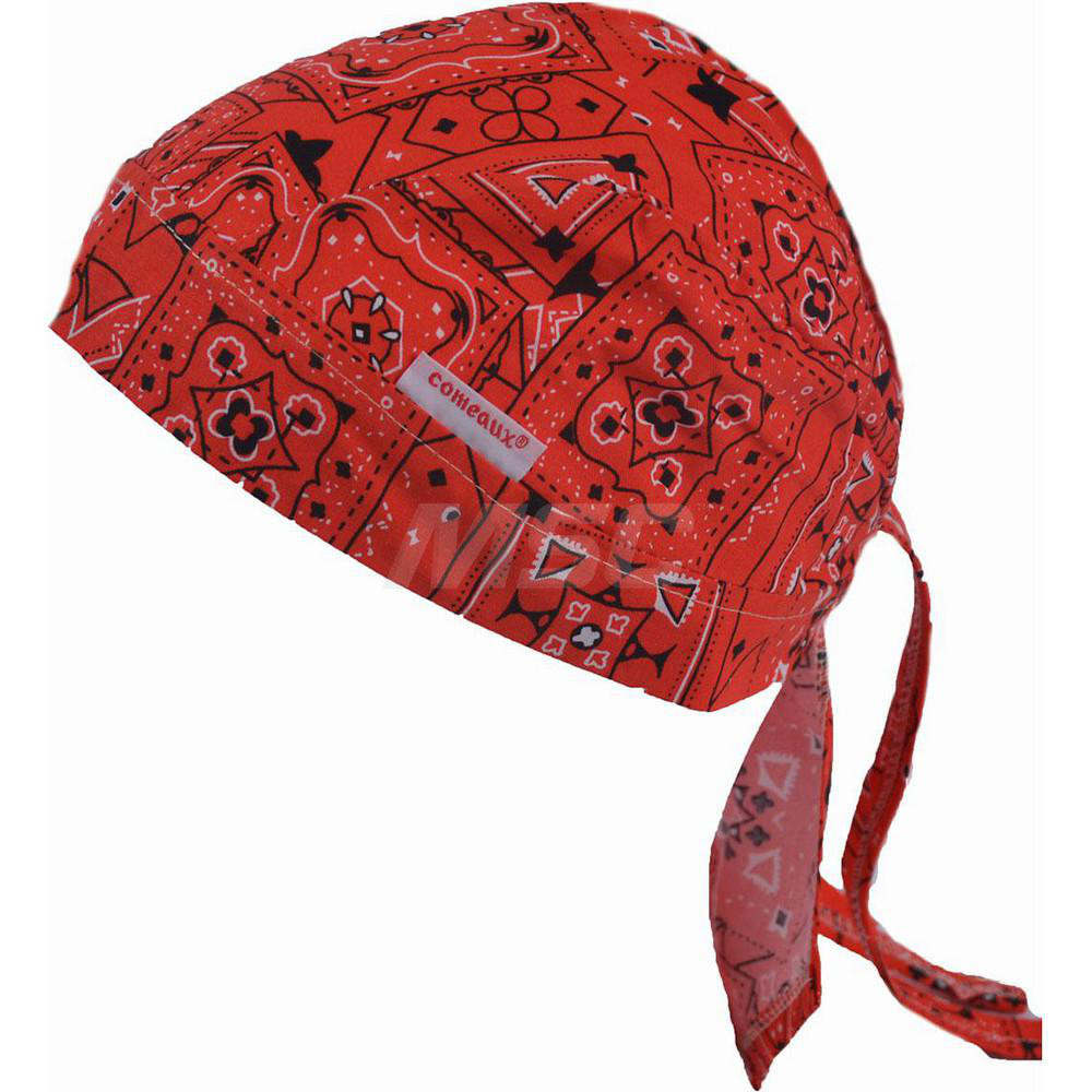 Comeaux Caps - Doo Rag: Cotton, Red, Size Universal, Red Bandana Print ...