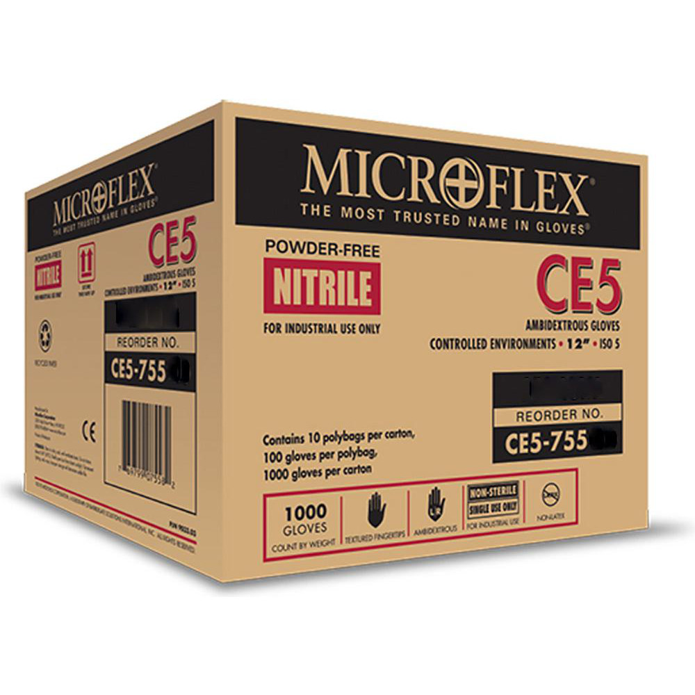 Ansell - Disposable Glove: Series Microflex, Size 2X-Large, 3.9 mil ...