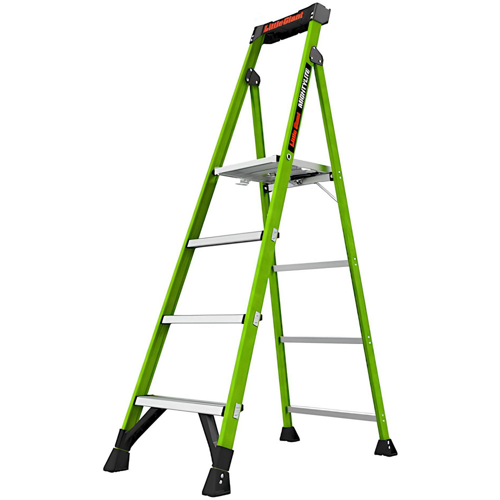 Little Giant Ladder - 4 Step Fiberglass Foldable Step Ladder: Type IA ...