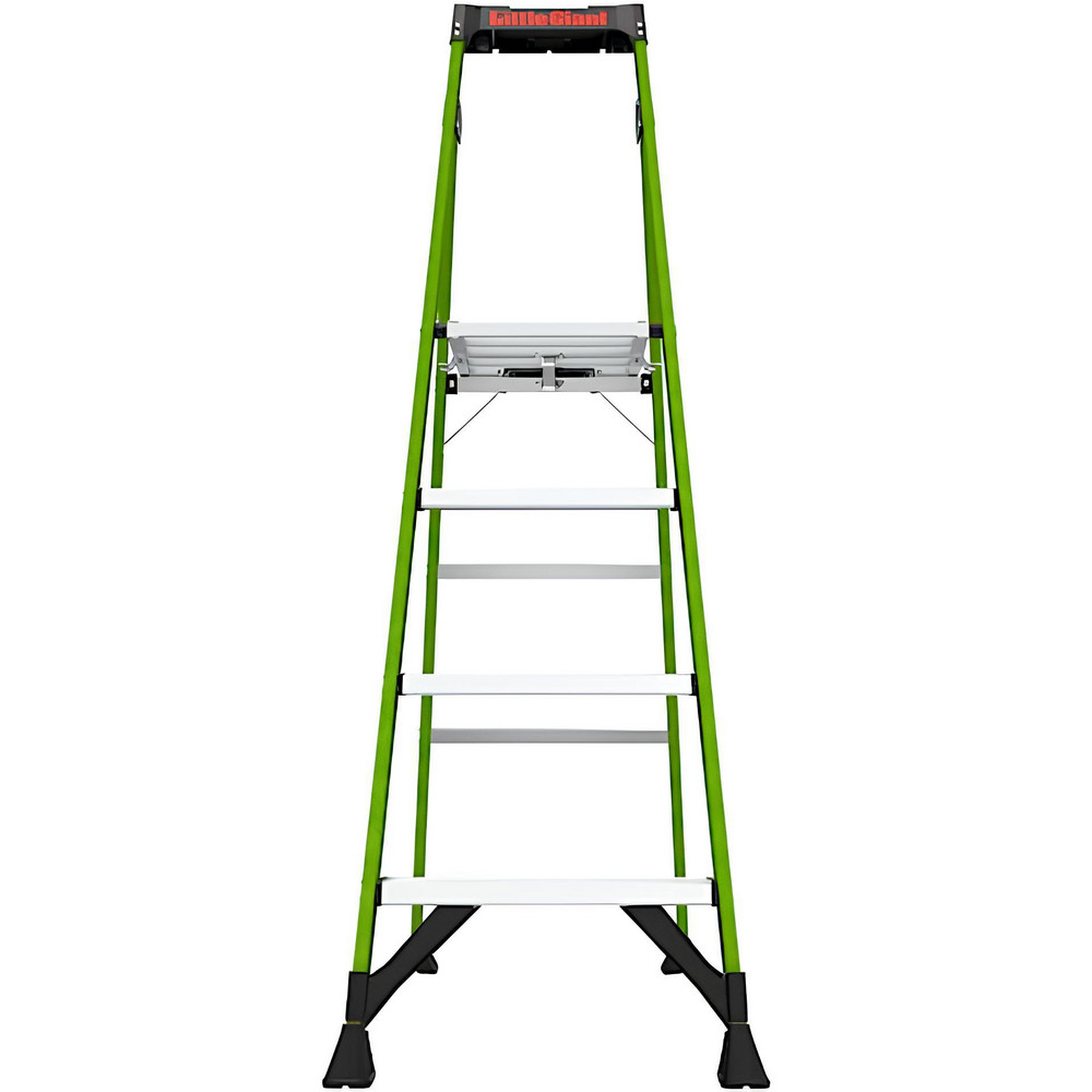 Little Giant Ladder - 4 Step Fiberglass Foldable Step Ladder: Type IA ...