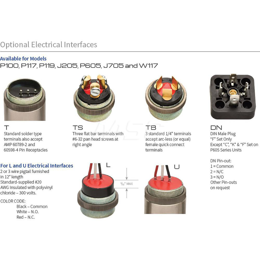 Whitman Controls - Compact, Cylindrical & Miniature Pressure Switch ...