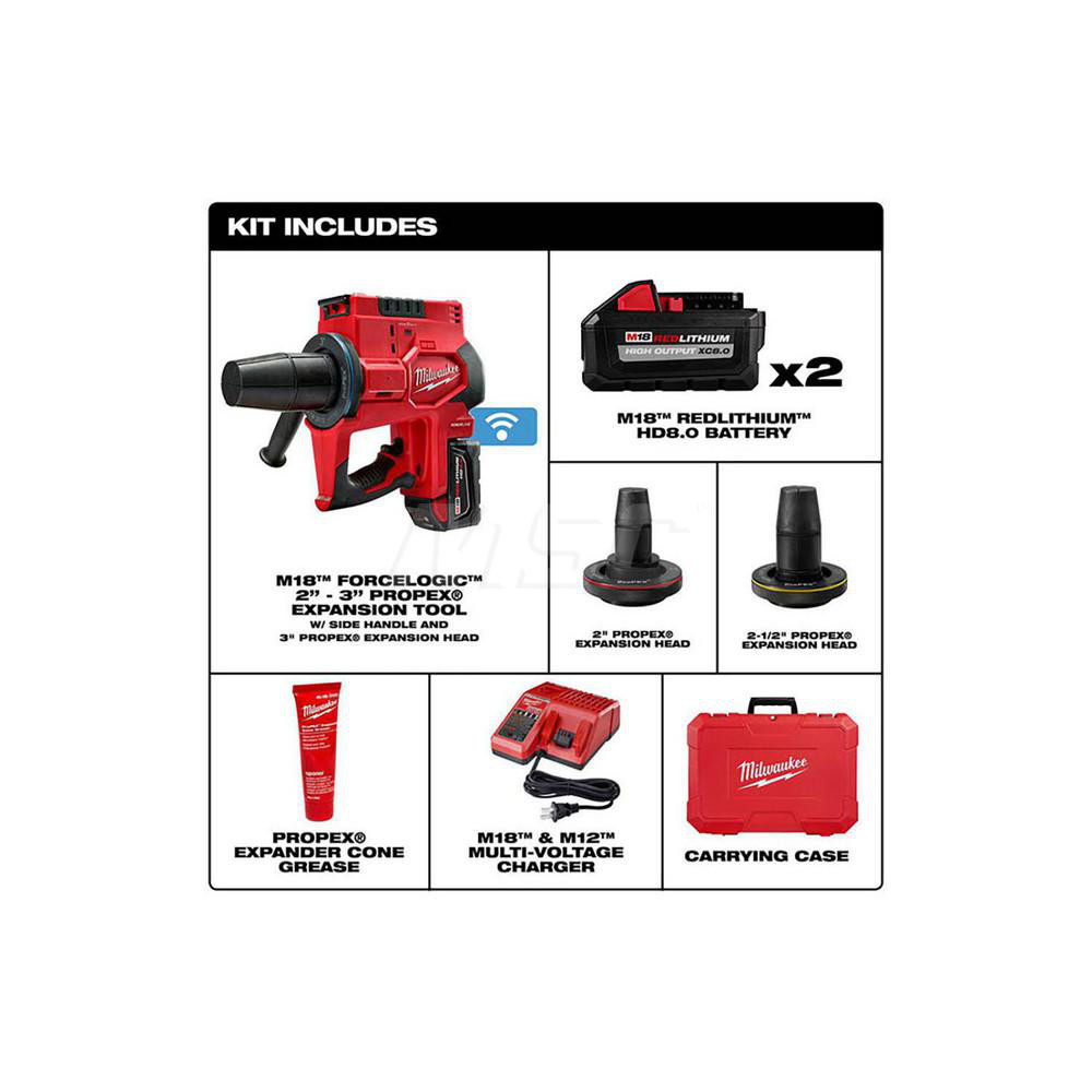Milwaukee Tool - Radiant Heat Tubing Expanders; Type: Expander Kit ...