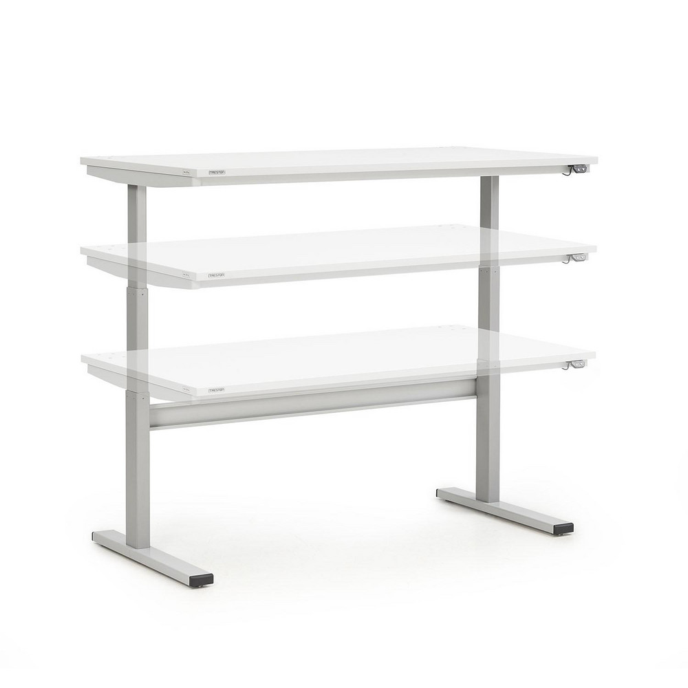 Treston - Electric Desk: 35-7/16" Wide, 31-1/2" Deep, 24-13/16 to 50 ...