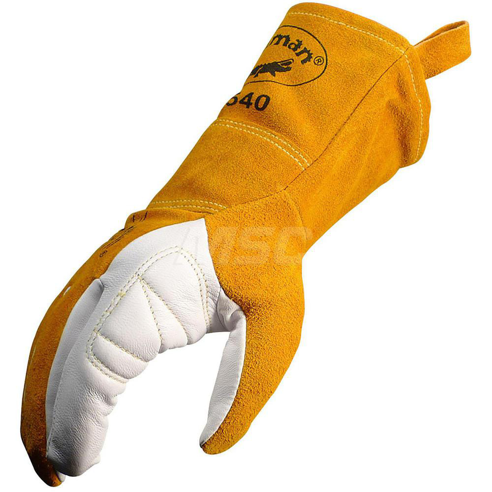 PIP - Welding Gloves: Size Large, Uncoated, Grain Goatskin Leather ...