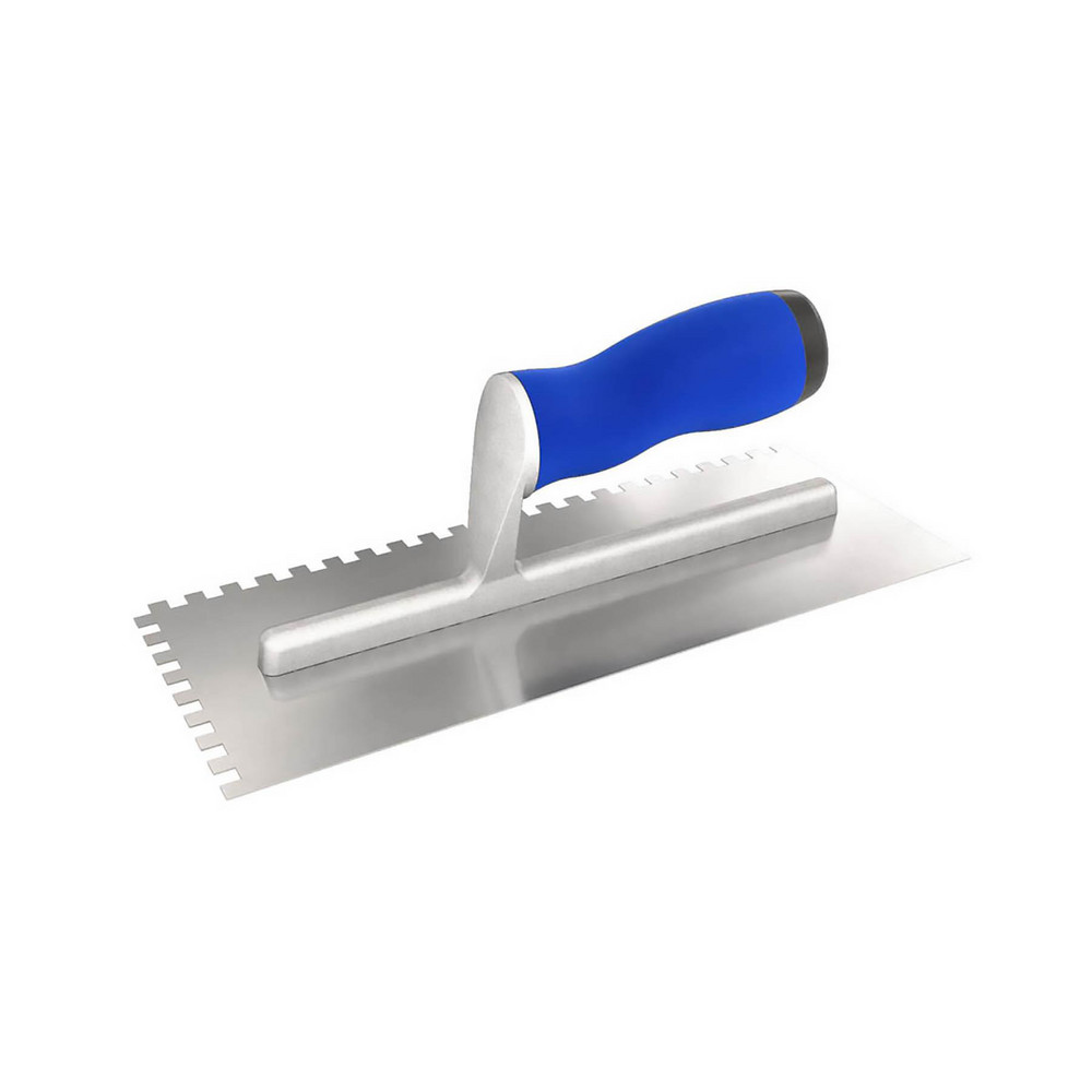 Bon Tool - Notched Trowel: Steel Square Notch Blade | MSC Direct