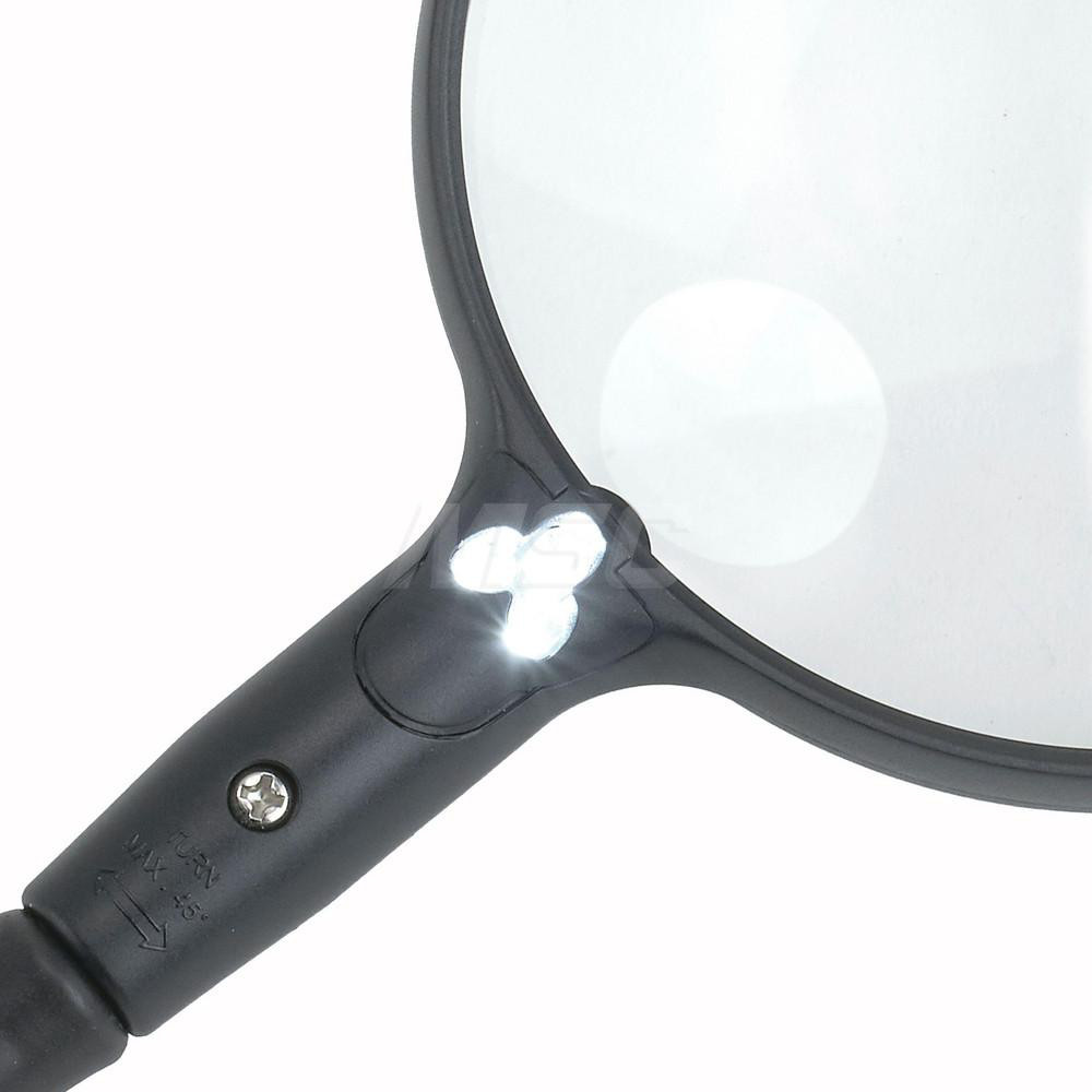Carson Optical - Stand Magnifier: 3.5x, Round, Glass | MSC Direct