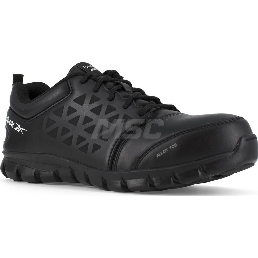 Reebok - Work Shoe: Size 10.5, Leather, Alloy Toe, Industrial Athletic ...