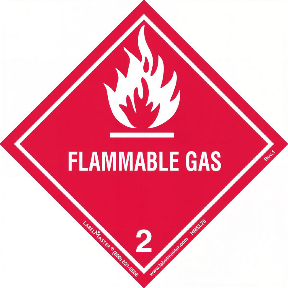 Value Collection - 500 Qty Flame Self-Adhesive Label | MSC Direct