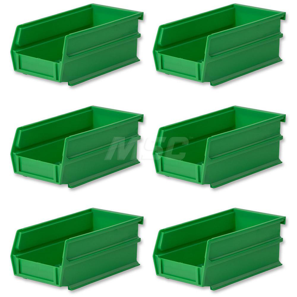 Triton Products - Plastic Hang, Stack & Nest Bin: Green - 23058795 ...
