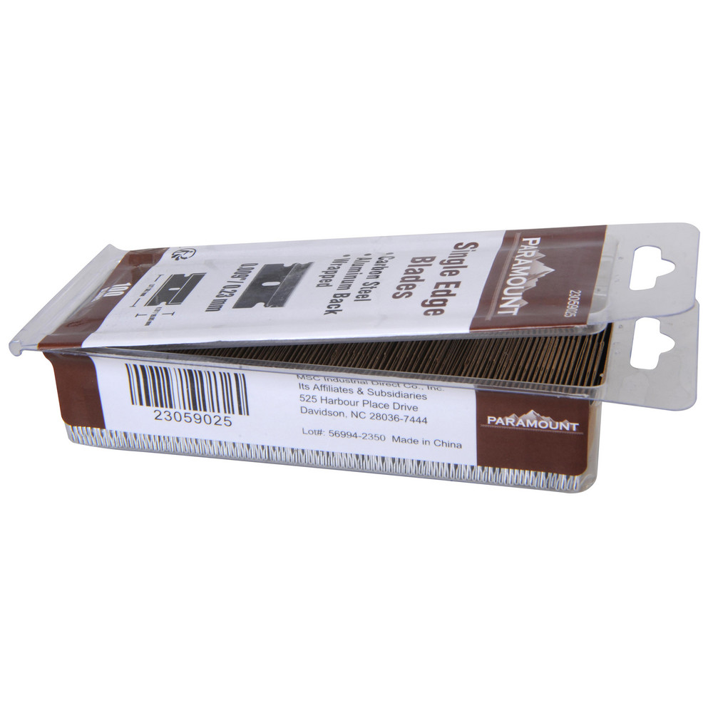 Paramount - Knife Blades: Blade Type: Single Edge; Blade Material ...