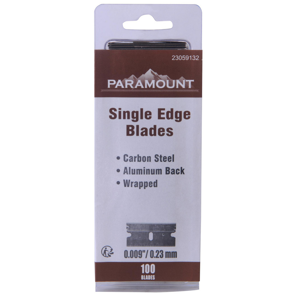 Paramount - Knife Blades: Blade Type: Single Edge; Blade Material ...