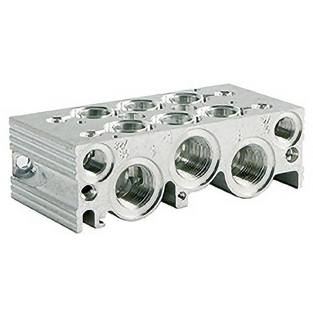 Norgren - Manifold: 3/8" Inlet, 3/8" Outlet, 6 Inlet Ports, 6 Outlet ...