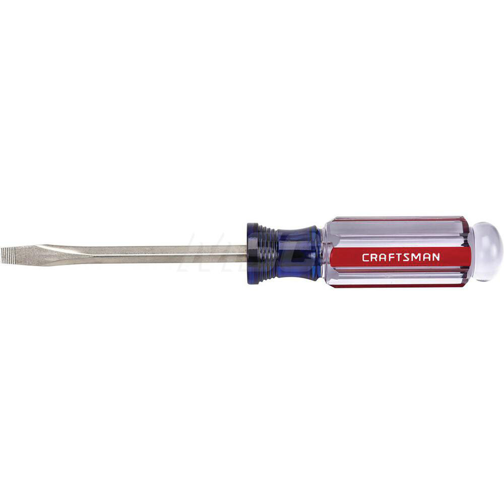Craftsman - 1/4X4" ACETATE SLOT SCREWDRIVER | MSC Direct