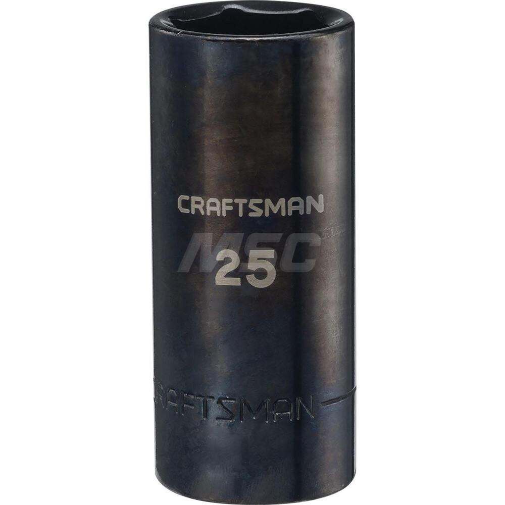 Craftsman - Deep Hand Socket: 3/8" Drive, 15.00 mm Socket, 12-Point ...