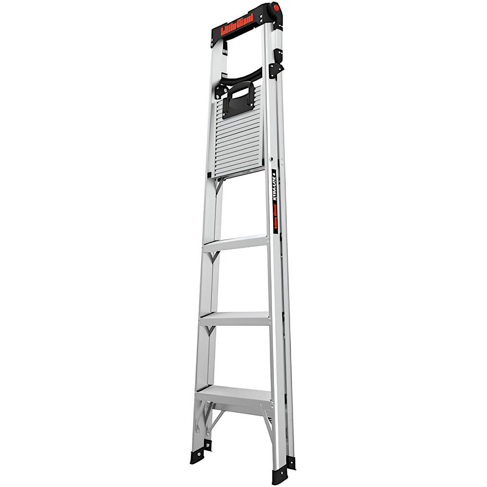 Little Giant Ladder - 4 Step Aluminum Foldable Step Ladder: Type IAA ...