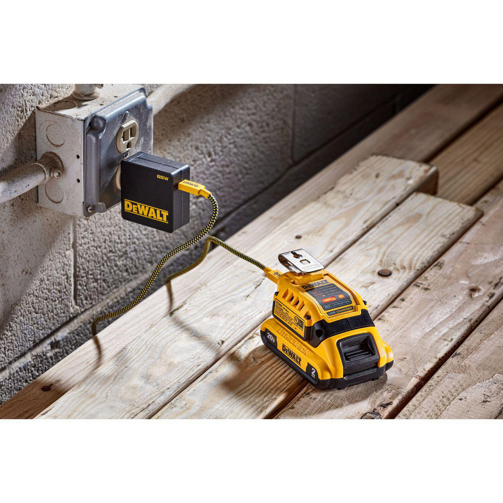 DeWALT - Power Tool Chargers: Voltage: 20V; Power Source: AC Wall ...