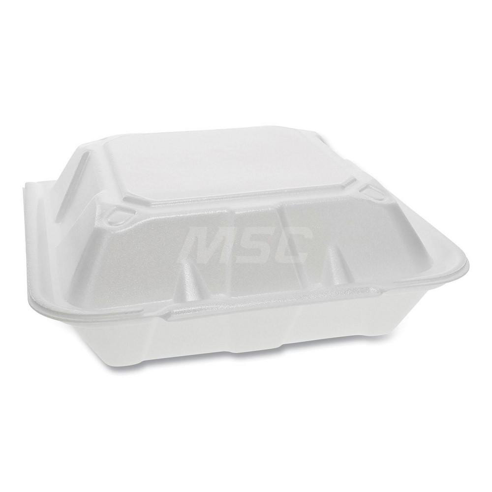 Pactiv - Food Storage Container: Square, Hinged Lid | MSC Direct
