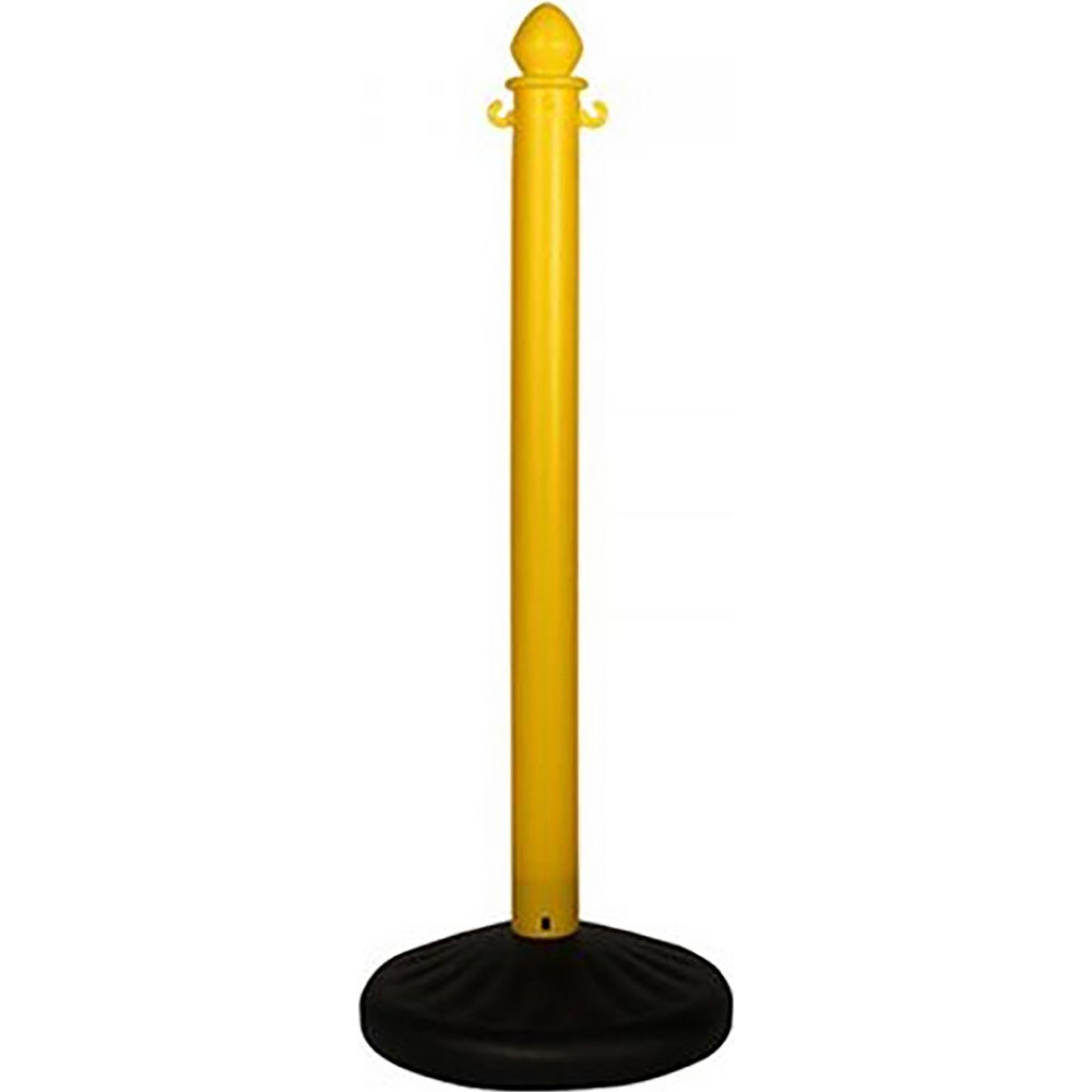 Xpress SAFETY - Free Standing Barrier Post: 40" High, 2" Dia, Plastic ...